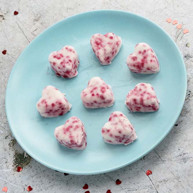 Raspberry Frozen Hearts Slime & Foam Toys & Games Toys etna.com.pe