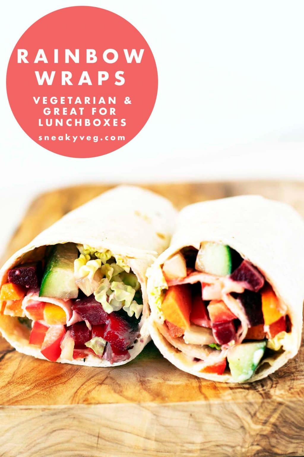 Rainbow wraps - Sneaky Veg