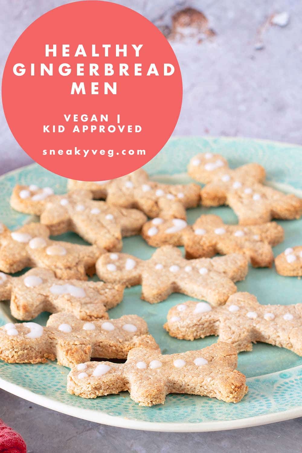 Healthy gingerbread men | vegan - Sneaky Veg
