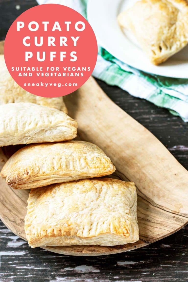 Quick potato curry puffs - vegan - Sneaky Veg