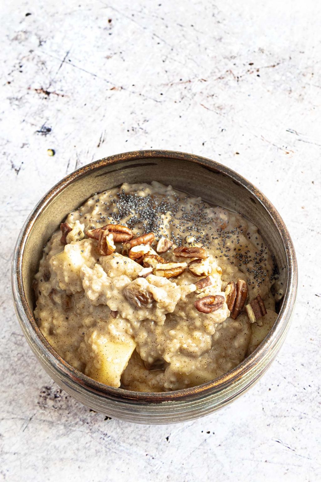 Apple and cinnamon porridge - Sneaky Veg