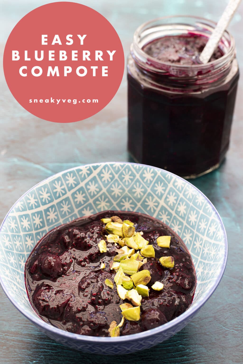 Easy blueberry compote - Sneaky Veg