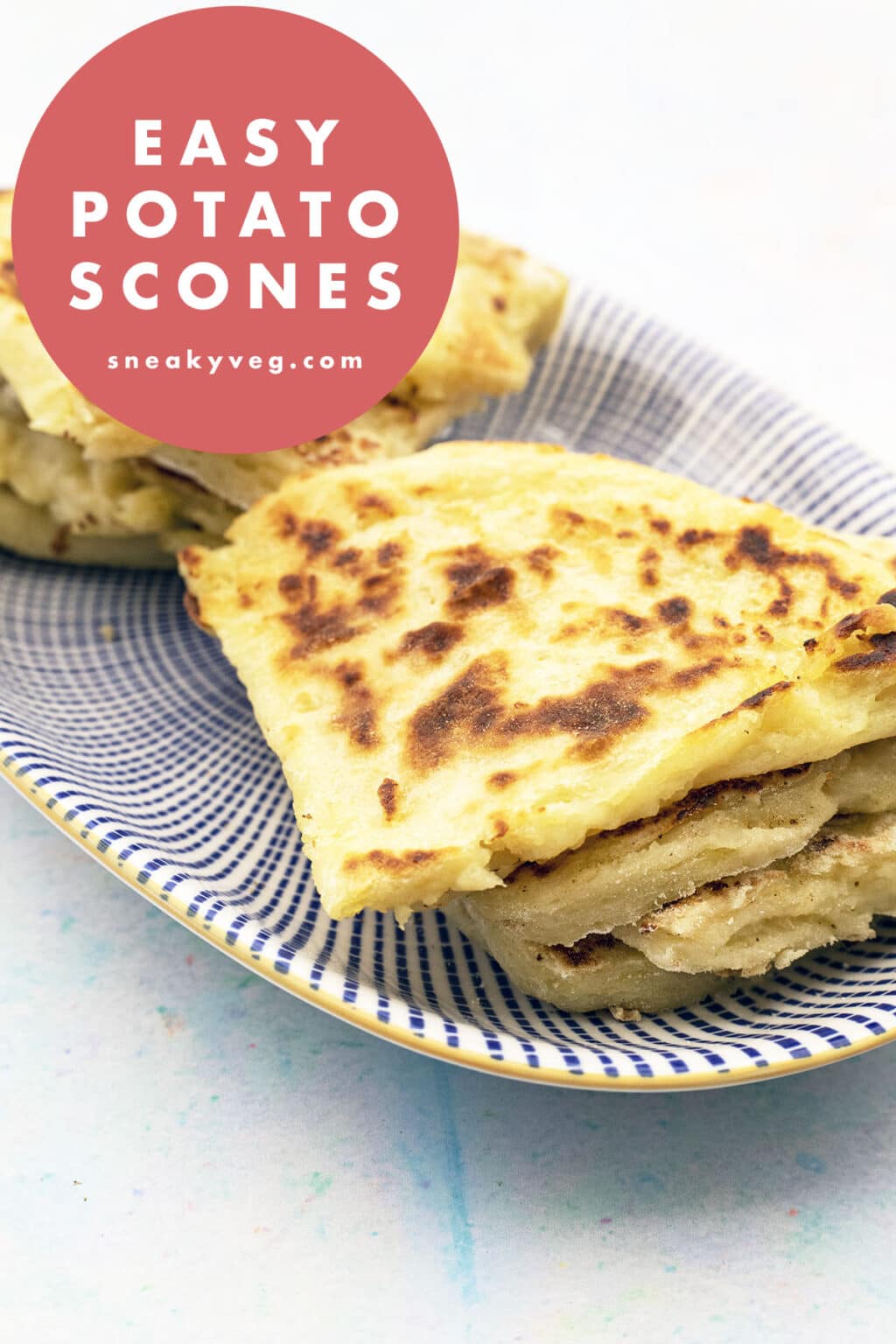 Easy potato scones - Sneaky Veg